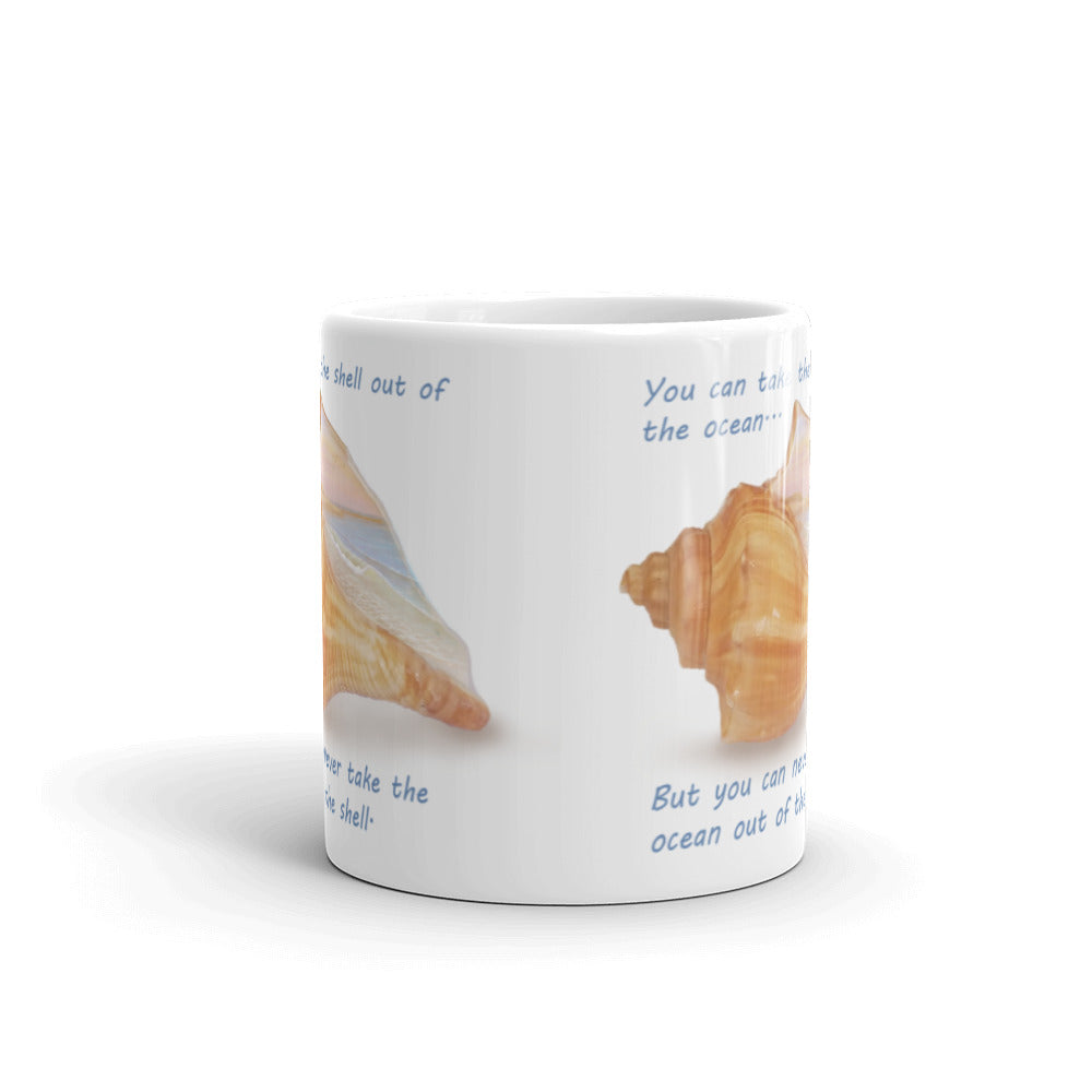"Ocean in the Shell" Coffee Mug – Kim Hight - Art that Inspires